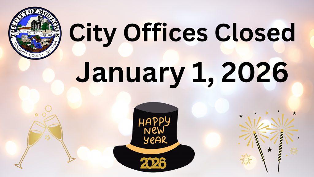 City Offices Closed - Downtown Moultrie